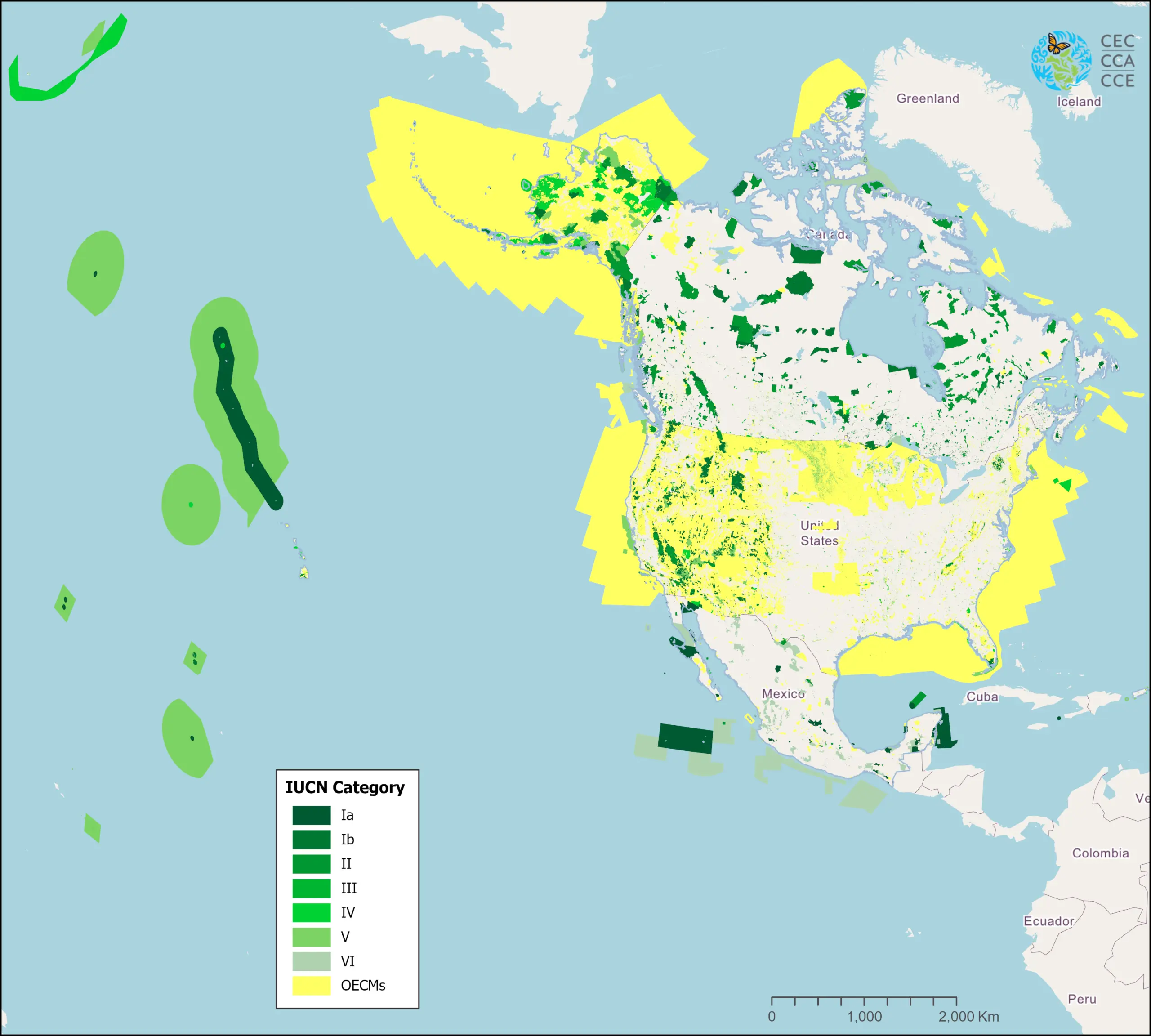 North American Protected Areas, 2025